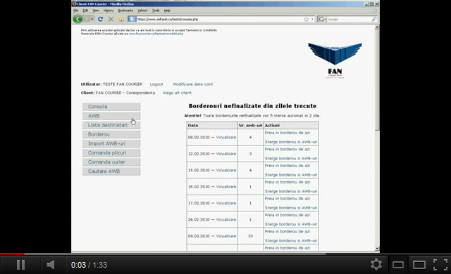 SelfAWB | Serviciul online de gestionare a expedițiilor oferit de FAN ...